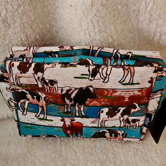 Ngil | Bags | Ngil Cosmetic Bag Cute Cow Print | Poshmark